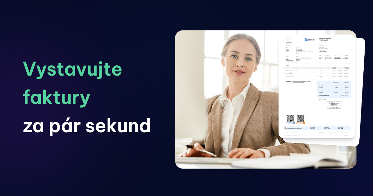 Vystavujte faktury rychle a snadno mobilním telefonem s Doklado